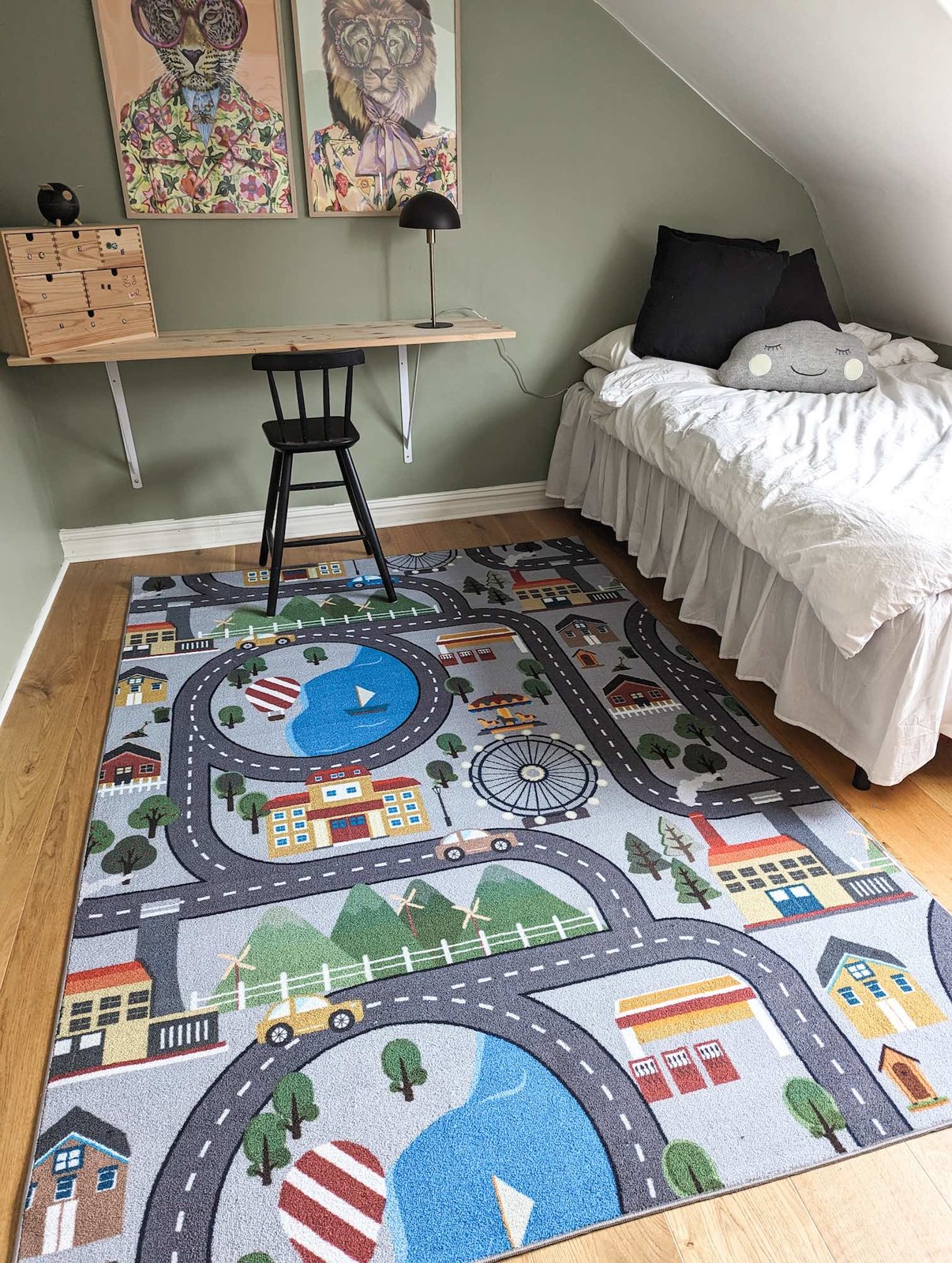 Bilbana - Bilmatta till barnrum - Nylanders Mattor