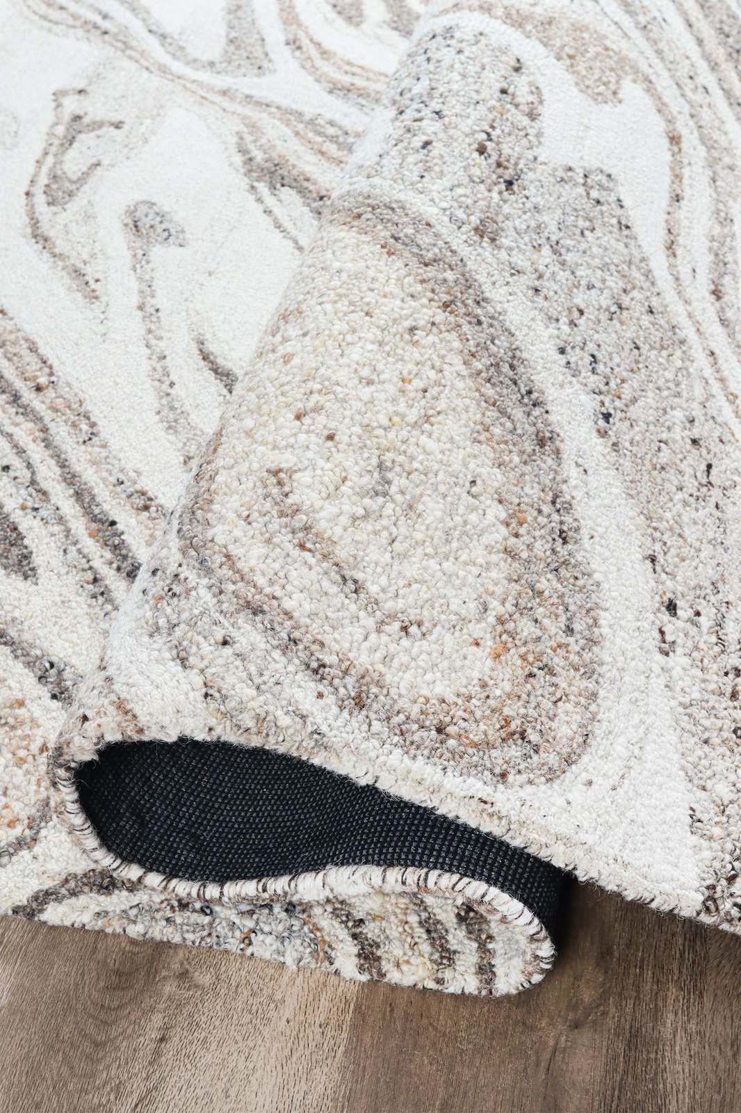 Santos - Handtuftad ullmatta med naturfärger - Nylanders Mattor