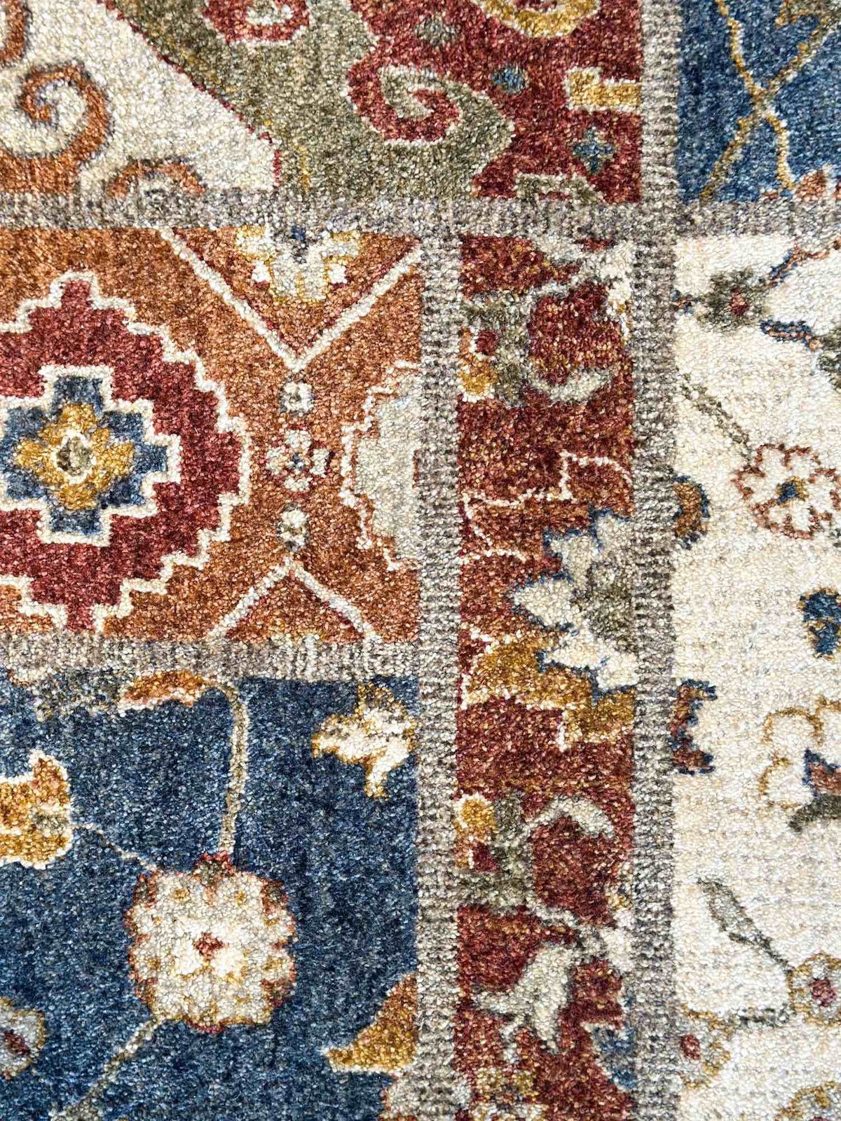 Duna Patchwork - Multifärgad patchworkmatta - Nylanders Mattor