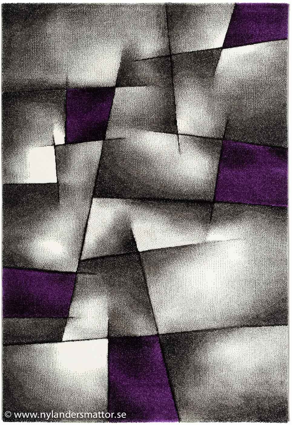 Ventura - Rutig modern matta - Nylanders Mattor